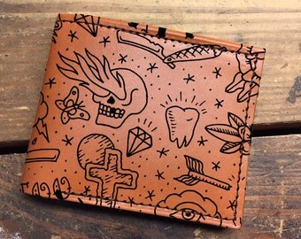 Tattoo wallet | Etsy