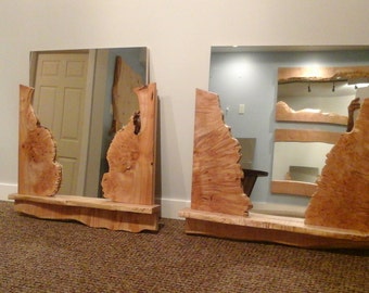 Live edge mirrors | Etsy