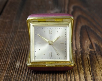 Vintage travel clock | Etsy