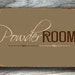 POWDER ROOM SIGN Powder Room Signs Vintage style Powder Room