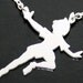 Peter Pan necklace Sterling Silver Peter Pan Pendant Fairy