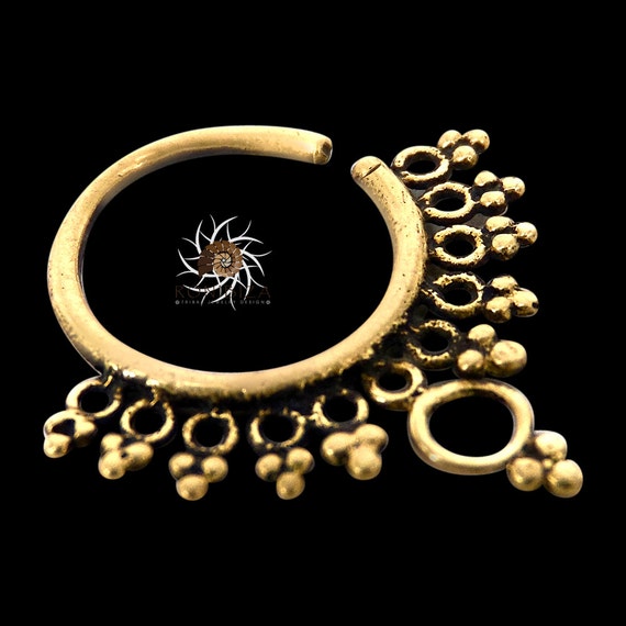 Brass Septum Ring Septum Jewelry Septum Piercing 18G