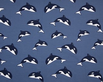 Whale fabric | Etsy