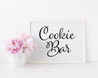 Cookie bar signs | Etsy
