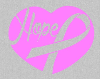 Breast cancer decal | Etsy