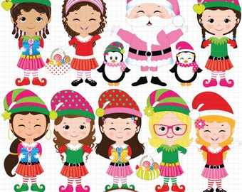 Elf clipart | Etsy