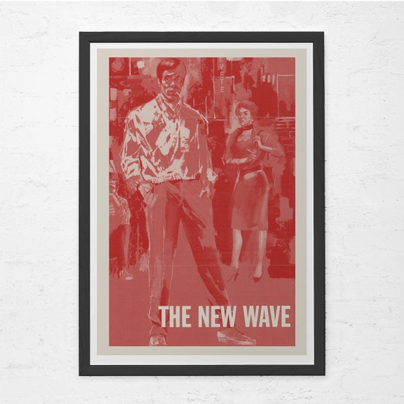 VINTAGE MOVIE POSTER French New Wave Movie Poster French