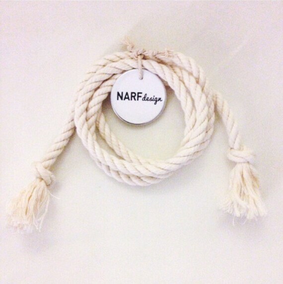 Nautical Rope Belt by NARFdesign on Etsy