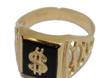 Dollar sign ring | Etsy