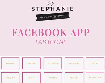 Facebook Tabs Social Media IconsBlog ButtonsTimeline Tab