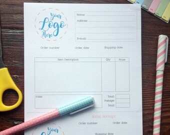 Sales receipt | Etsy