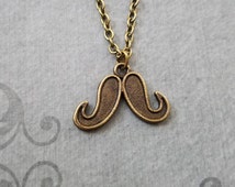 Unique mustache jewelry related items | Etsy