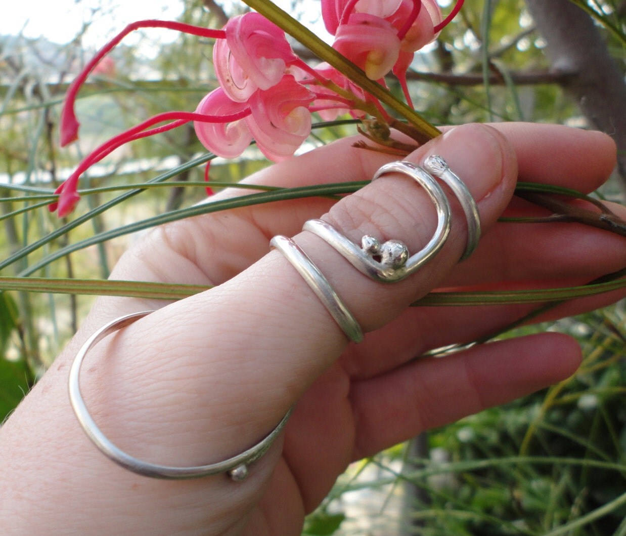 Thumb Stabilization Balls Sterling Silver Splint EDS Arthritis