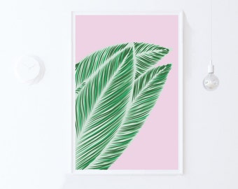 Unique pink art print related items | Etsy