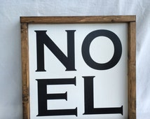 Unique noel sign related items | Etsy