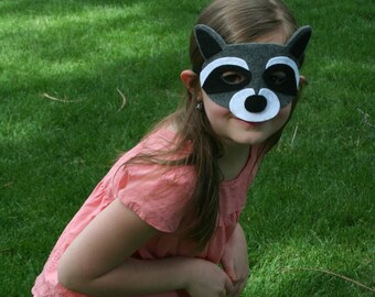 Raccoon mask | Etsy