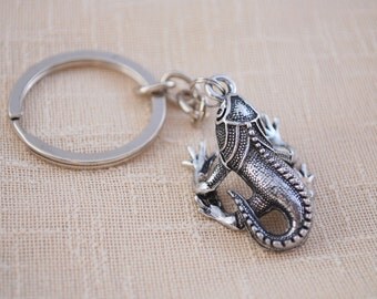 Lizard keychain | Etsy