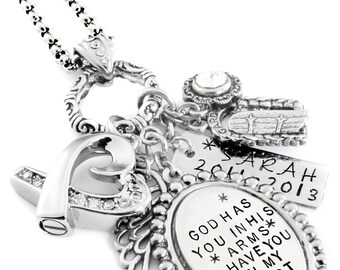 Charm Bracelets Charm Necklace Personalized by BlackberryDesigns