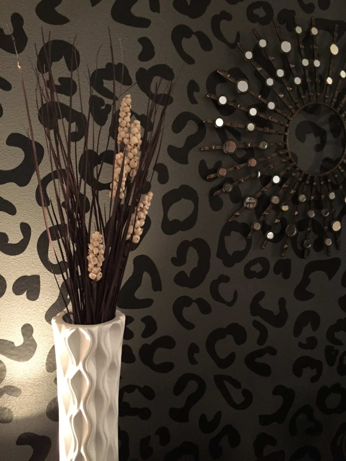 Leopard Print Wall Decal Animal Print Decor Nursery Decor