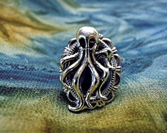 Octopus ring | Etsy