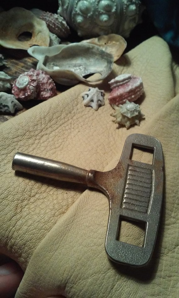 Genuine Vintage Key Square Tool Antique Unique Collectible