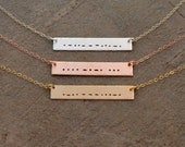 Secret message necklace | Etsy