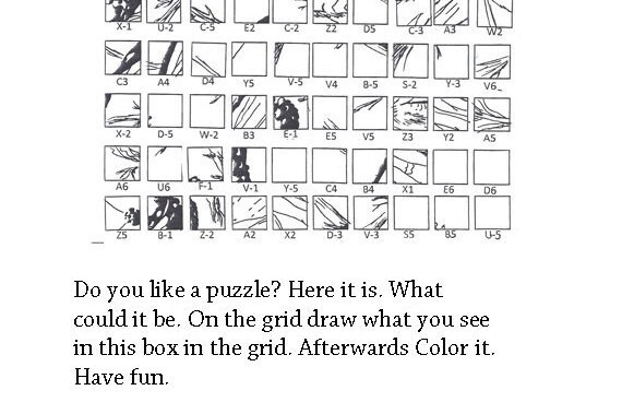Items similar to Grid Drawing Puzzle on Etsy