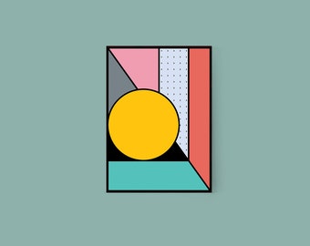 Bold abstract art | Etsy