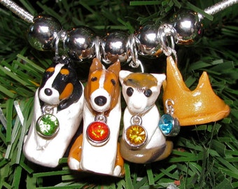 Polymer clay dog | Etsy