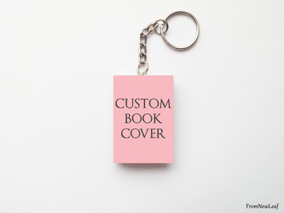 Custom Miniature Book Keychain