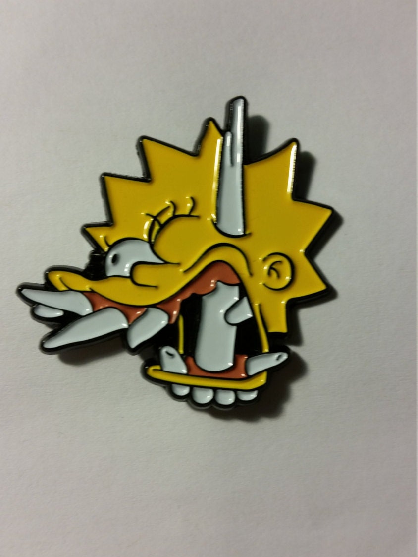 Lisa Needs Braces Dental Plan Simpsons Soft Enamel Pin