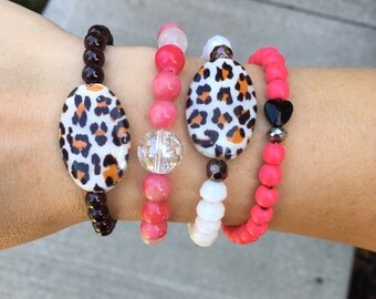 Fun & bright bracelets are just the by TheHustleRedefined on Etsy
