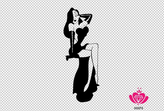 Jessica Rabbit Decal by vinylgem on Etsy