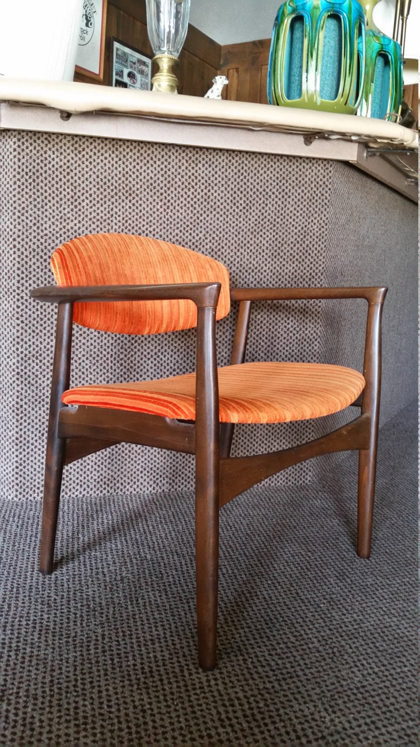 Selig Chair Danish Modern Extra Wide Seat Vintage Mid Century Modern ...