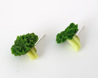 Broccoli earrings | Etsy