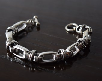 Thick and Heavy 925 sterling silver smooth by ARTESANOSMEX on Etsy