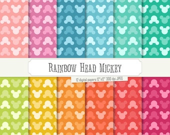 Mickey background | Etsy