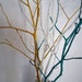 Wedding centerpiece 6 white tree branches decorative