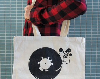 Unique vinyl record bag related items | Etsy