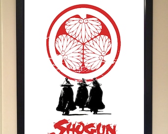 Samurai art print | Etsy