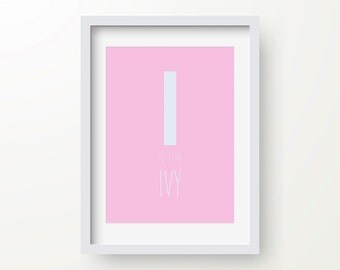 Ivy print | Etsy