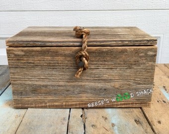 Handcrafted wood box | Etsy