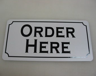 Order here sign | Etsy