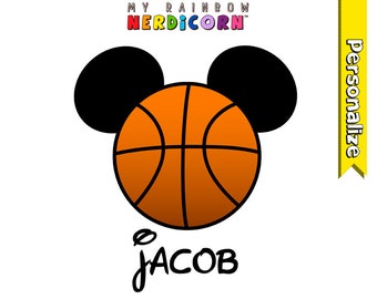 Unique mickey basketball related items | Etsy