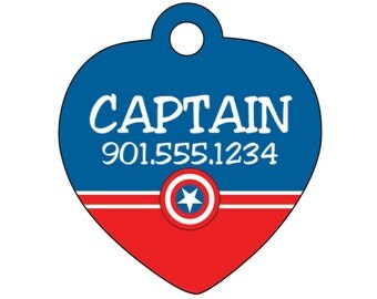 Superhero name tag | Etsy