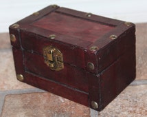 Unique wood treasure chest related items | Etsy