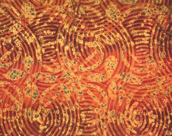 Ghana batik fabric | Etsy