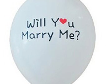 Marry me balloons | Etsy