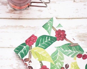 Coffee napkins | Etsy