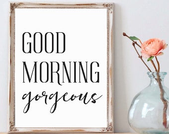 Good morning poster | Etsy